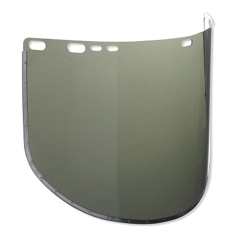 F30 Acetate Face Shield, 34-42 Acetate, Green-Dark, 15-1/2 In X 9 In ...