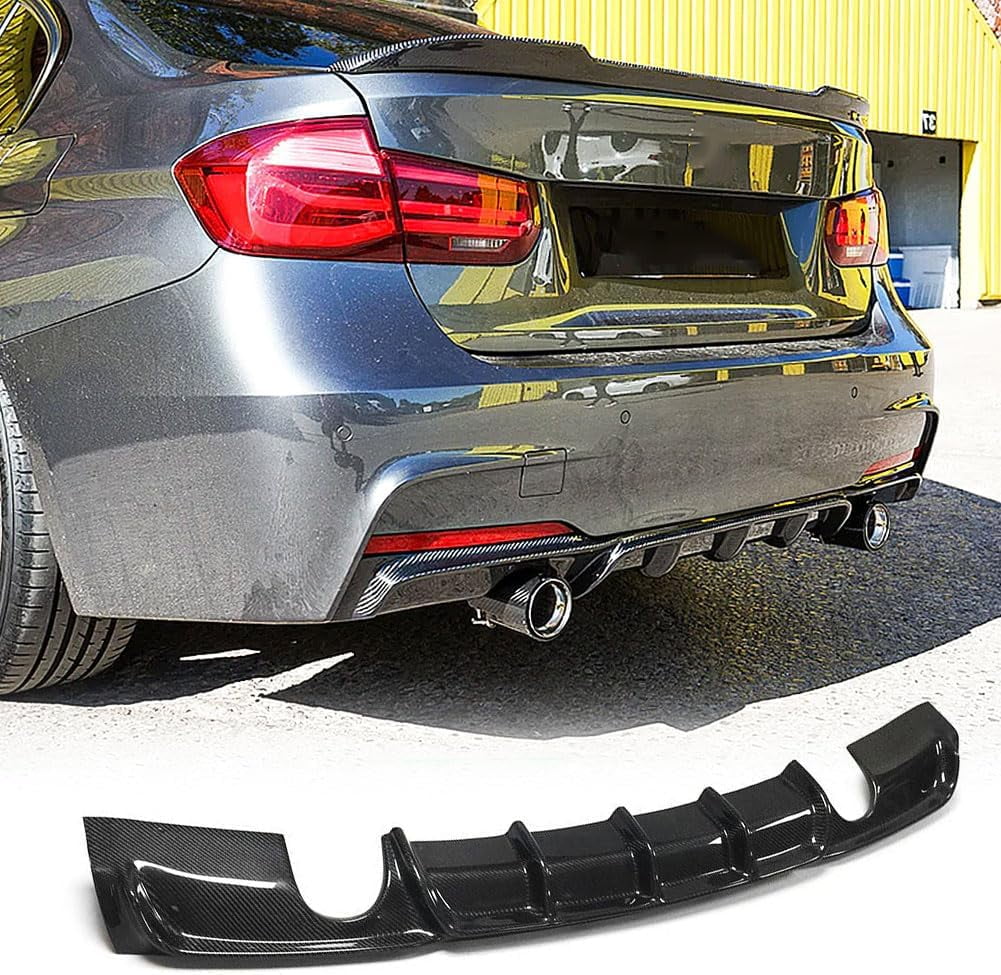 F30 Carbon Fiber Rear Diffuser Fits for BMW 3 Series F30 M Sport Sedan ...