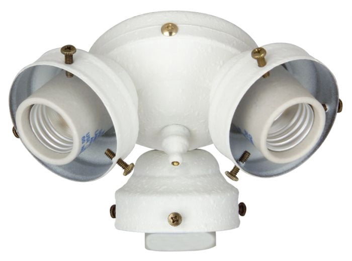 F390CFL-Craftmade Lighting-Two Light Replacement Fitter White Finish ...