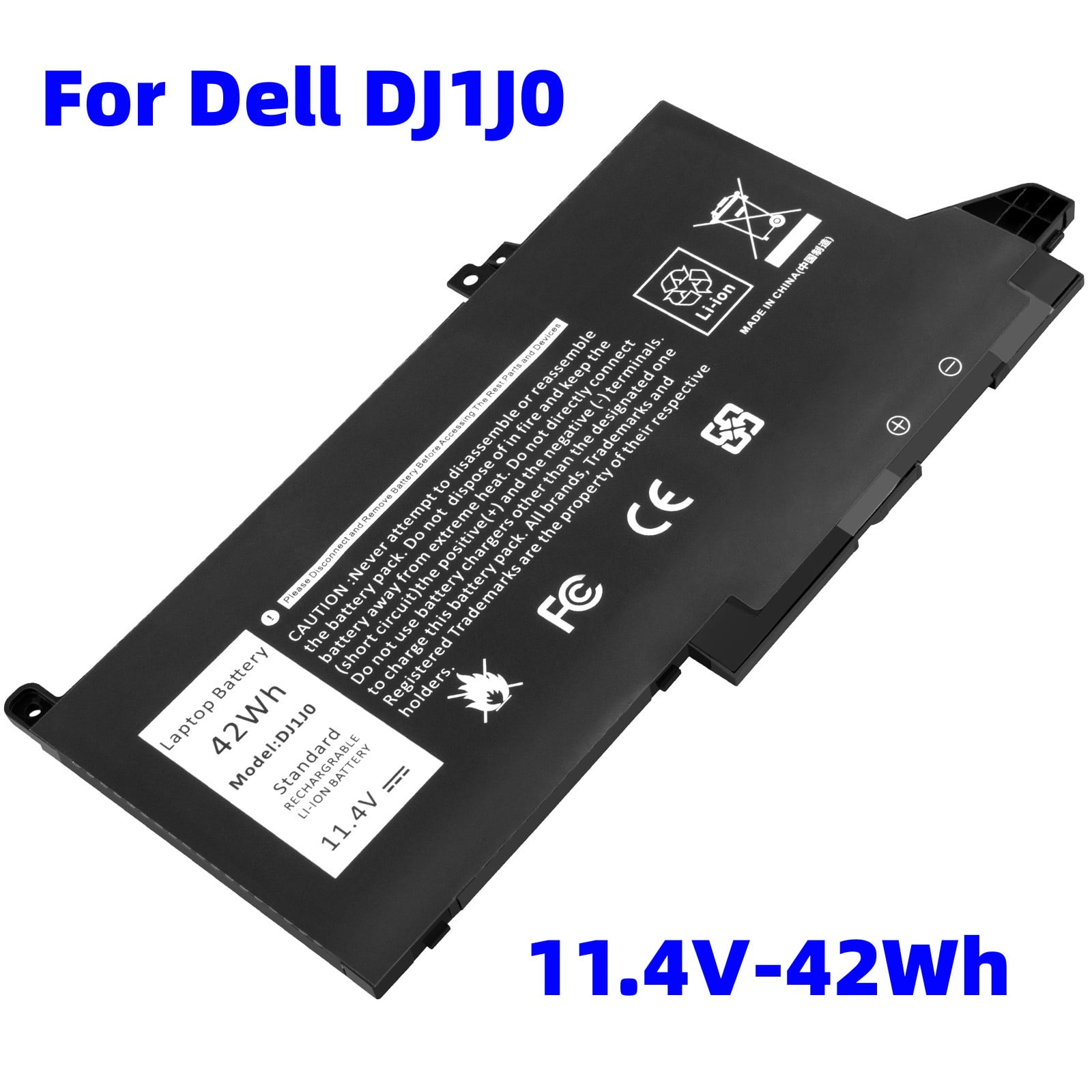 F3YGT/DJ1J0 Battery For Dell Latitude 12 7280 7290 14 7480 7490 E7280 ...