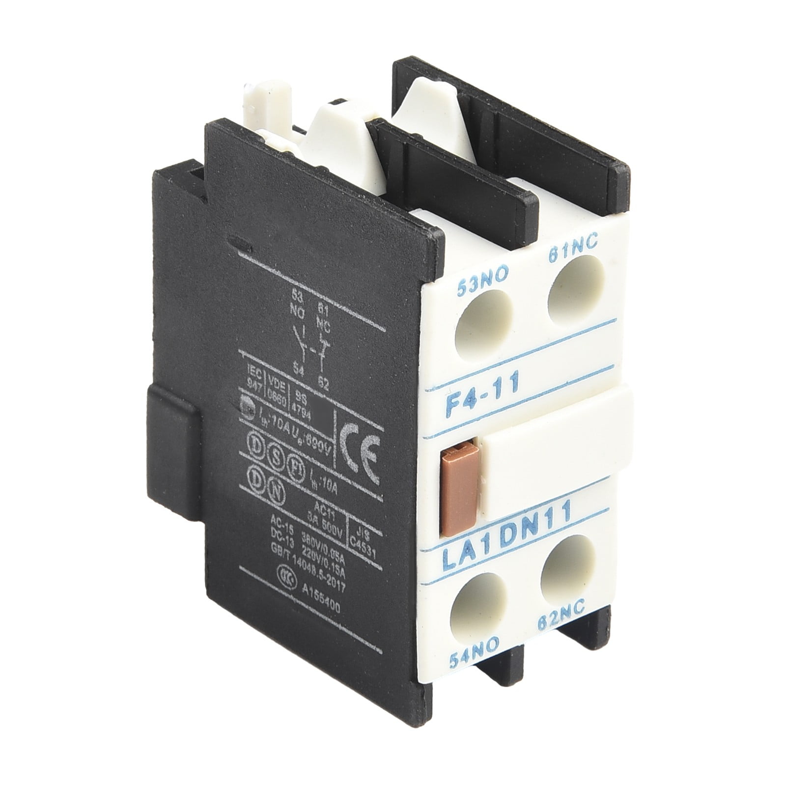 F4-11 Ac Contactor Auxiliary Contact For Ladn11 1No/1Nc Auxiliary ...