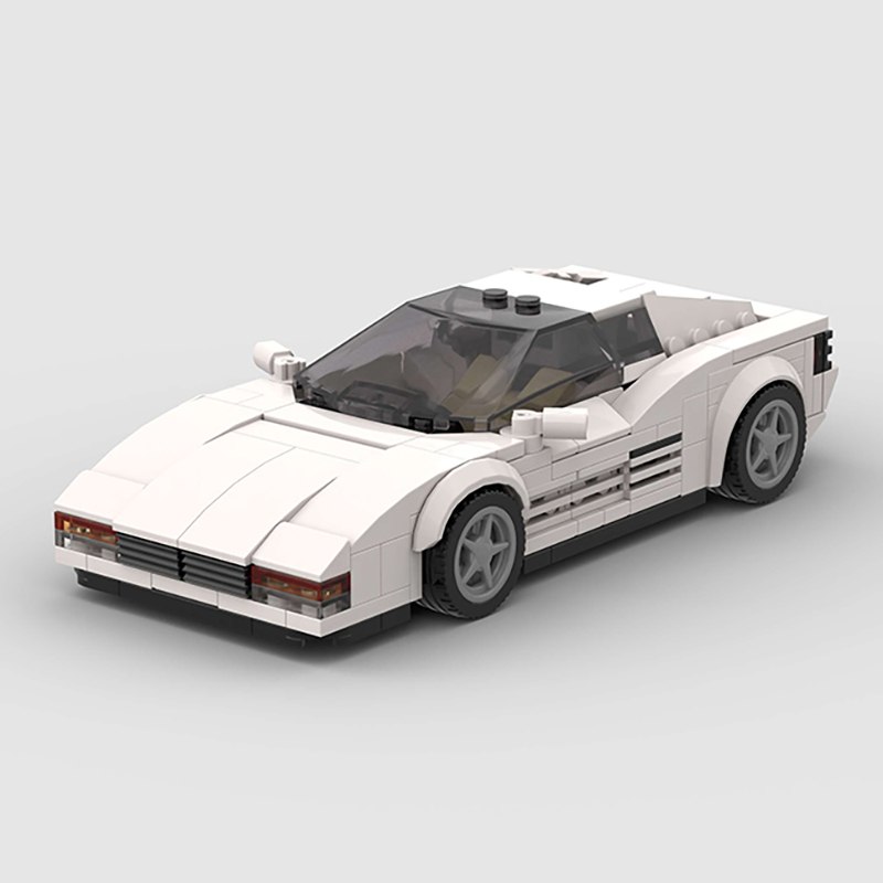 F40 F50 MOC Car Creative Speed Champions Super Race F1 Vehicle Model ...