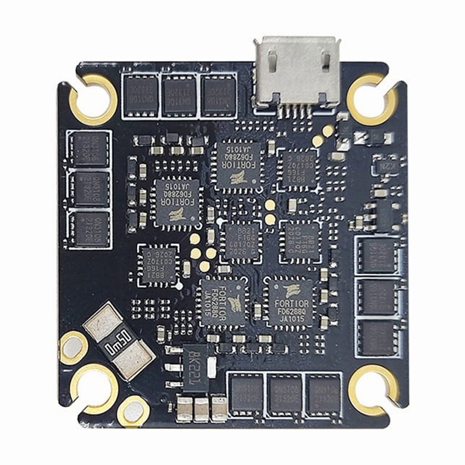 F411 AIO Flight Controller with MPU6500, 45A BLHELI S BLS ESC, 2-6S, for 25.5-26.5MM FPV Racing ...