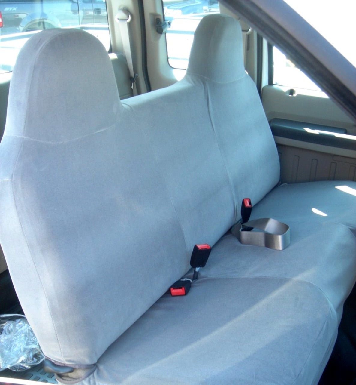 Durafit Covers Gray Twill, Molded Headrests, Bench Seat Covers ...