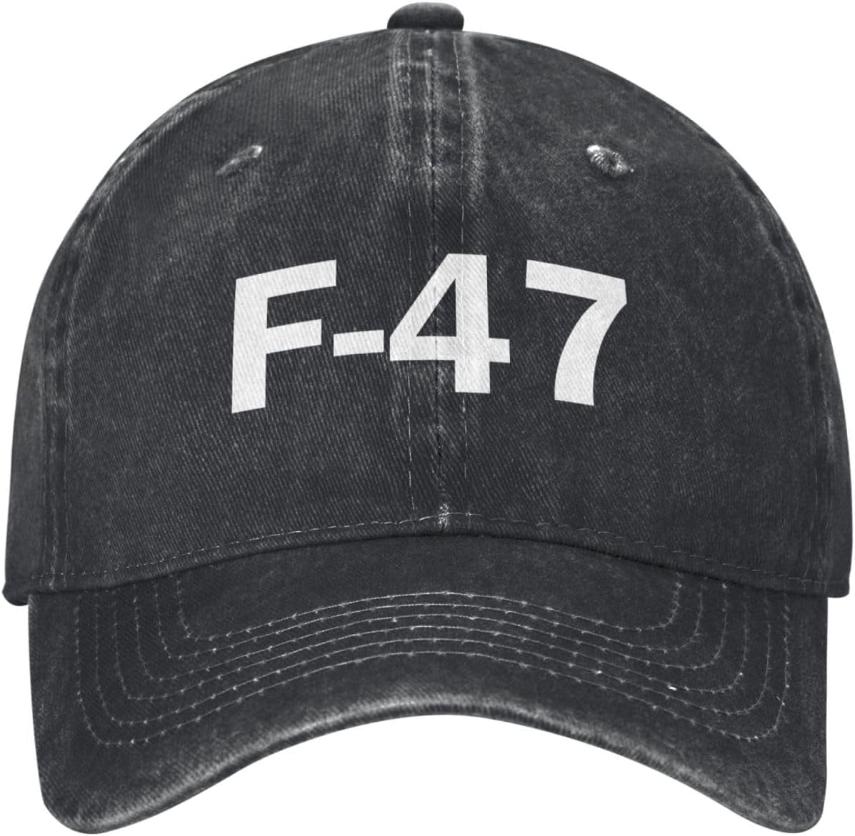 F47 Fighter Jet Denim Hat Make America Fly Again Vintage Baseball Cap ...