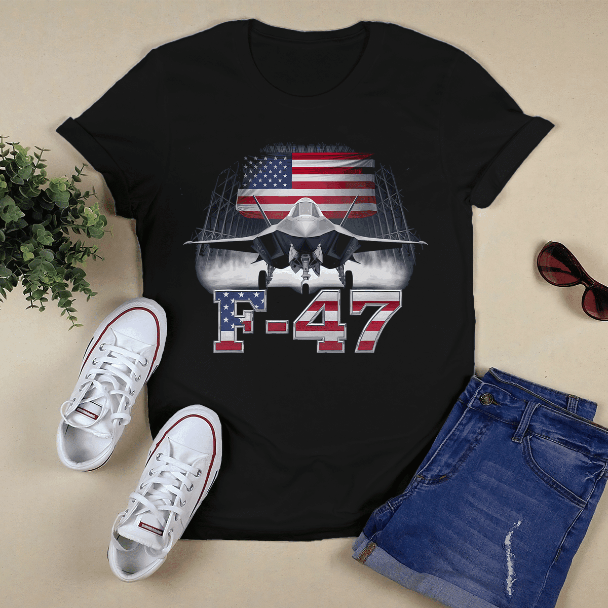 F47 Fighter Jet F47 Jet Fighter Aircraft F 47 Classic Tshirt Vintage Tee US Size S-3XL - Walmart.com