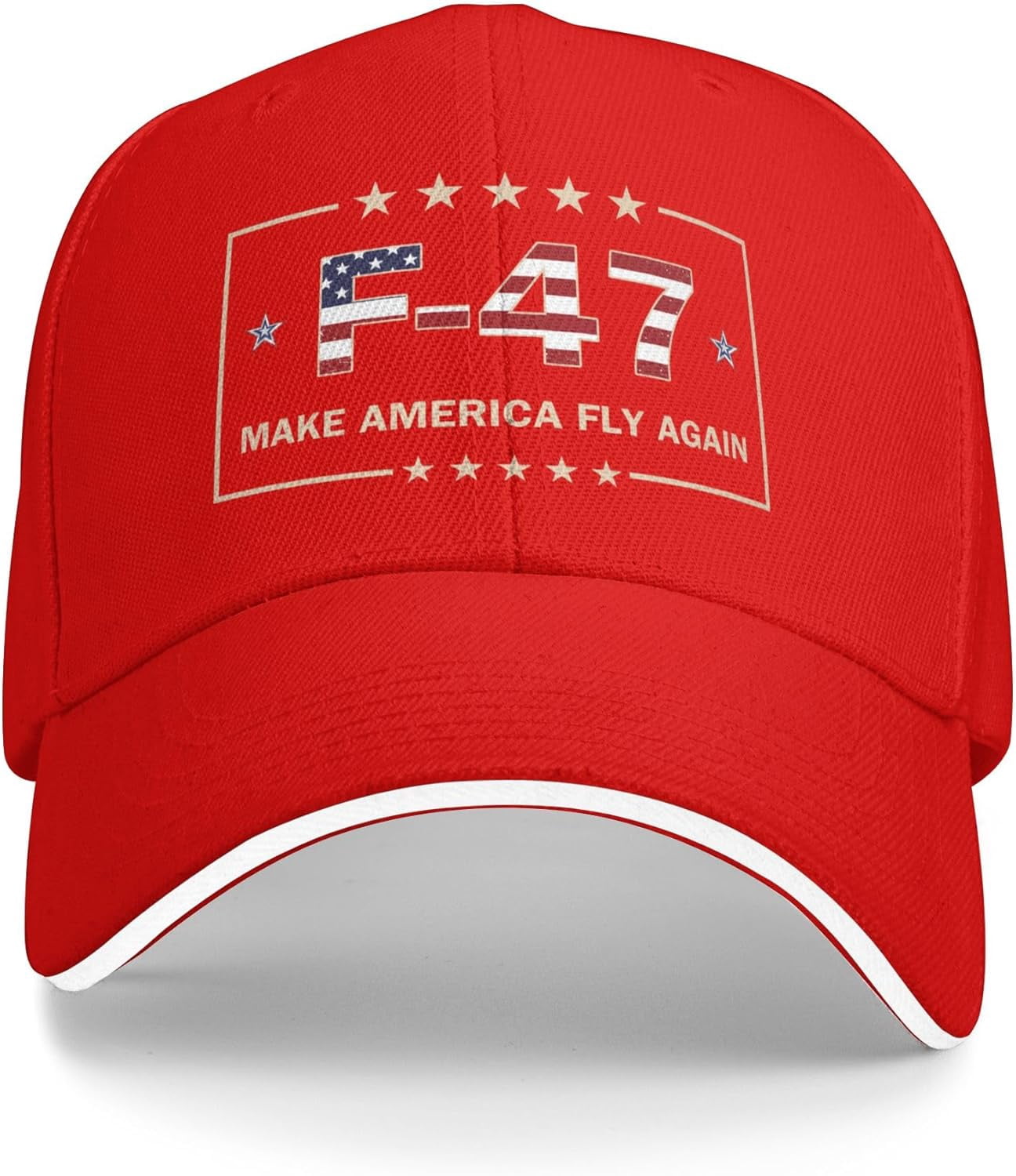 F47 Fighter Jet Hat Make America Fly Again Baseball Cap Trucker Hats ...