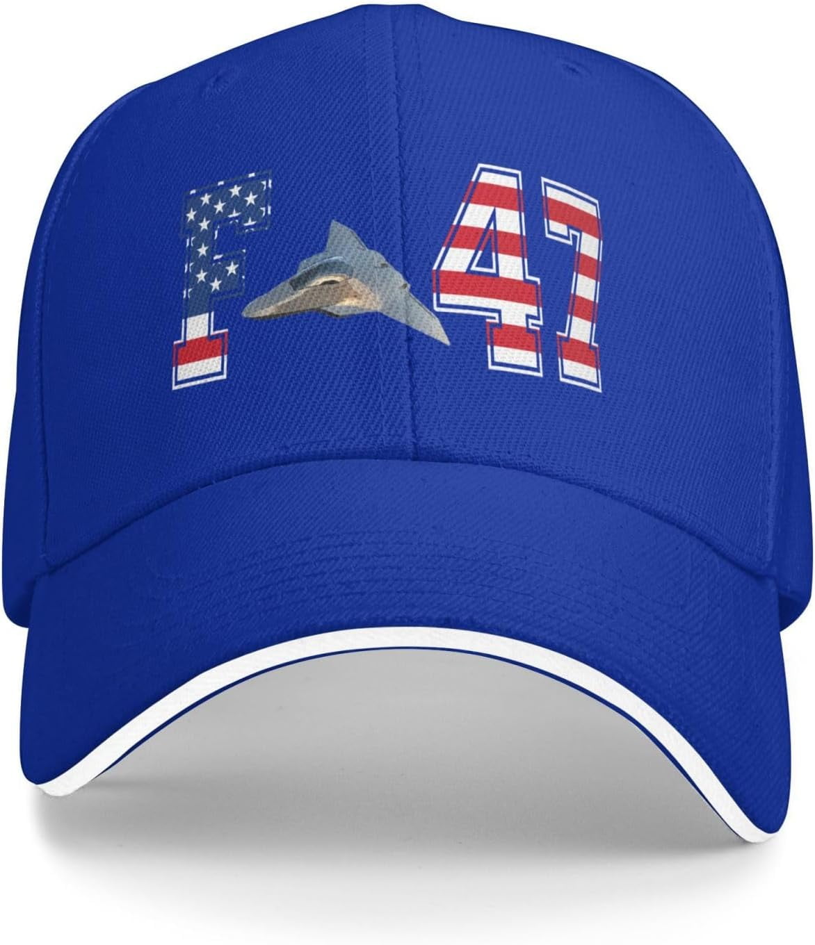 F47 Fighter-Jet Hats Pro 47th President F-47 Aircraft Baseball Cap Blue ...