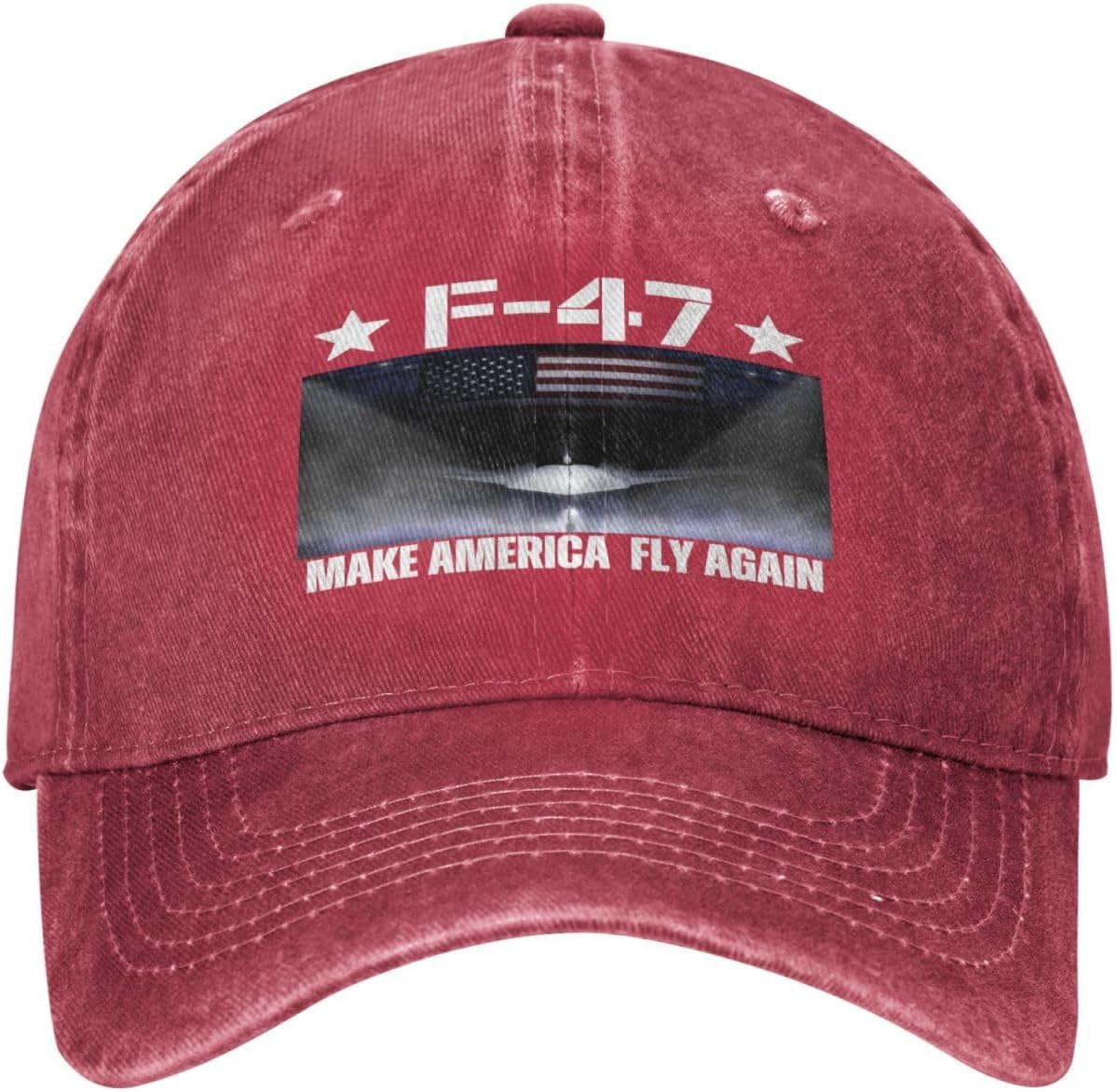 F47 Fighter-Jet Hats Pro 47th President F-47 Jet-Fighter-Aircraft Retro ...