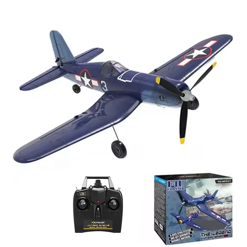 F4U Corsair 4-Ch RC Plane 2.4G 6-Axis RTF A6M Airplane RC Fighter ...