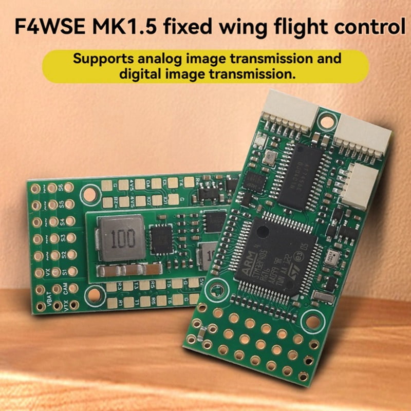 F4WSE MK1.5 Flight Controller Fixed Wing FC 2-6S Support Analog/Digital ...