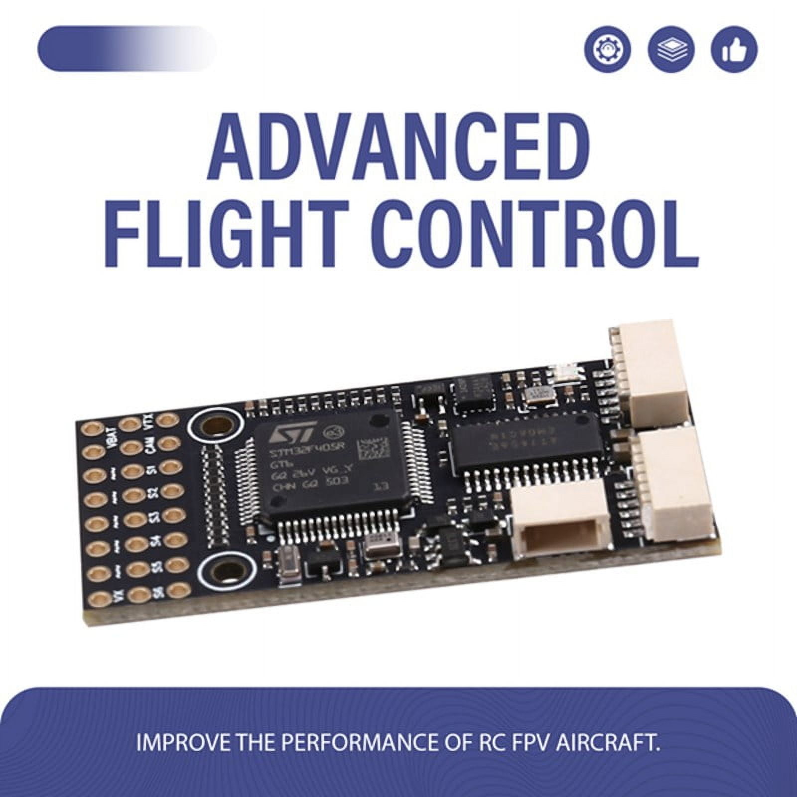 F4WSE MK1.5 Flight Controller Fixed Wing FC 2-6S Support Analog/Digital ...