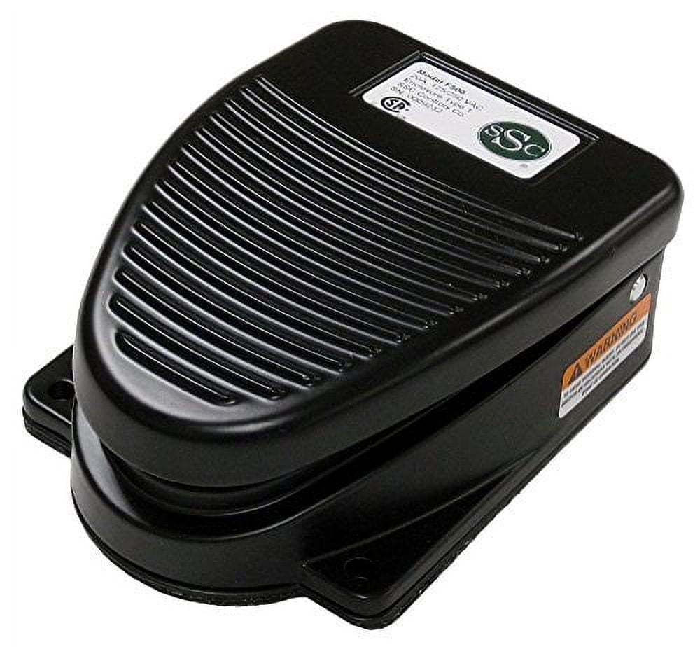 F500 Foot Switch, Electrical, Single Pedal, Momentary, 20 Amp, Single ...