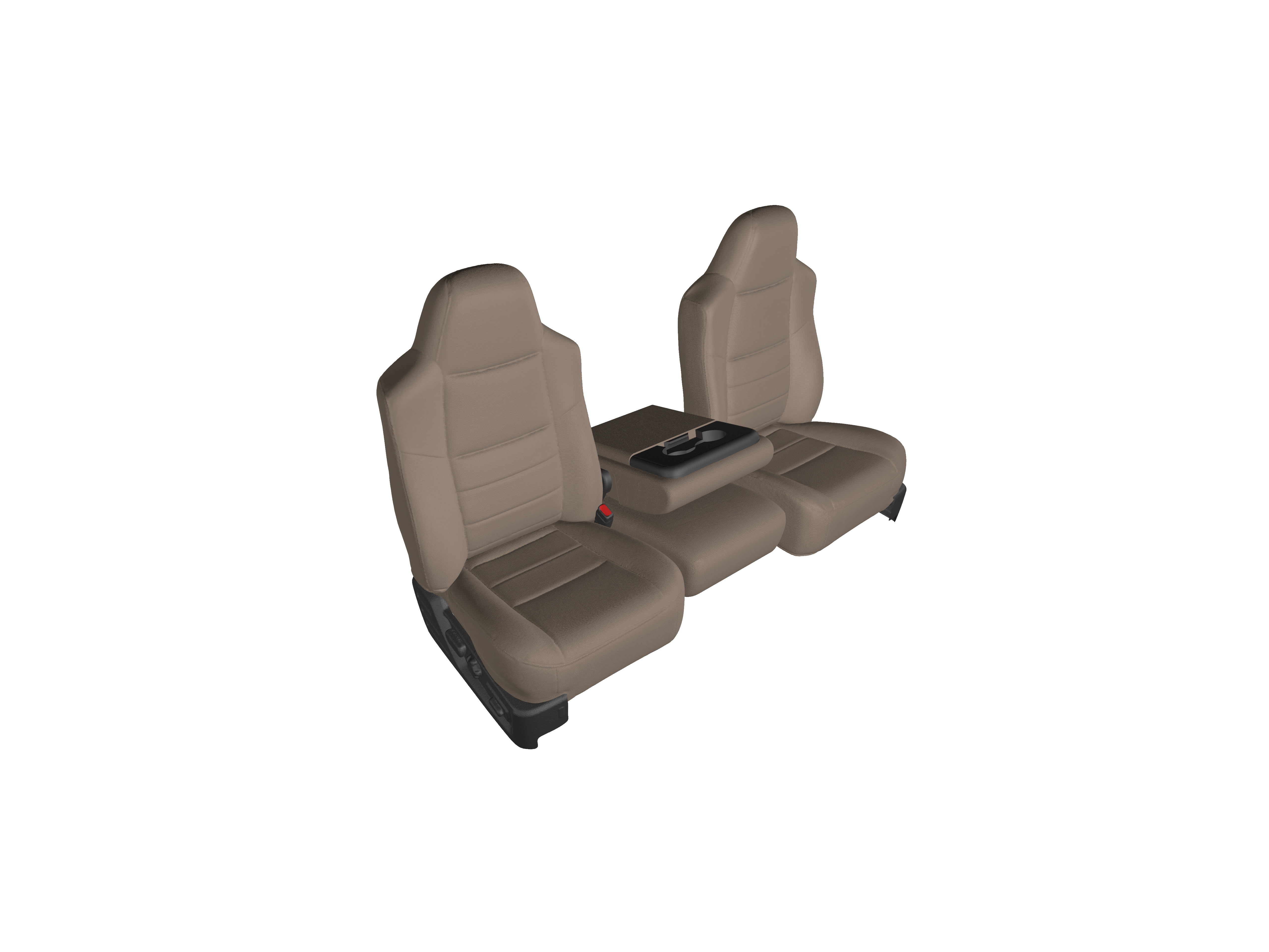 F58 2002-2010 Ford F250-F550 Super Duty Front 40/20/40 Split Bench Seat ...