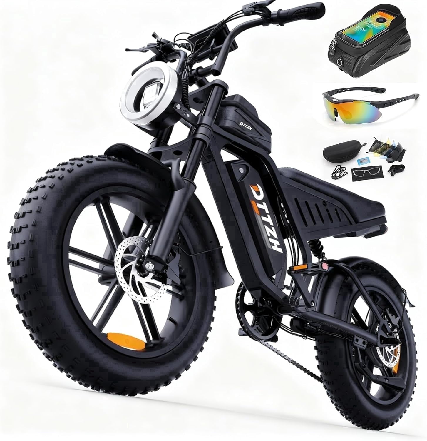 2000W Electric Bike for Adults, 40MPH Moped Style Ebikes for Adults ...