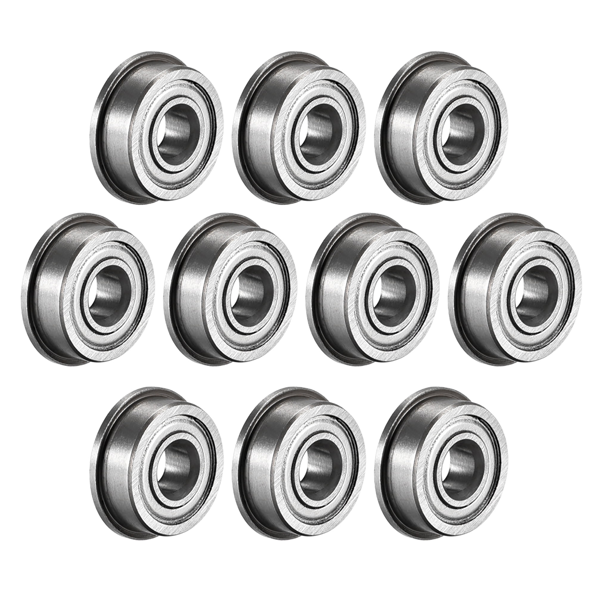 F605ZZ Flange Ball Bearing 5x14x5mm Double Metal Shielded (GCr15 ...