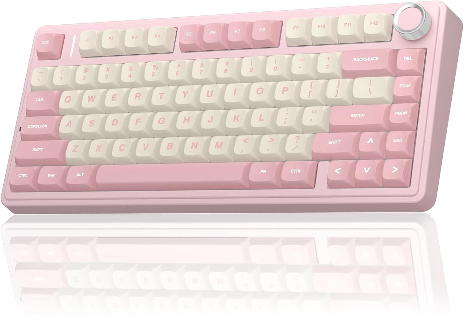 F75 75% Mechanical Keyboard, Hot Swappable Creamy Keyboard, Pre-lubed ...