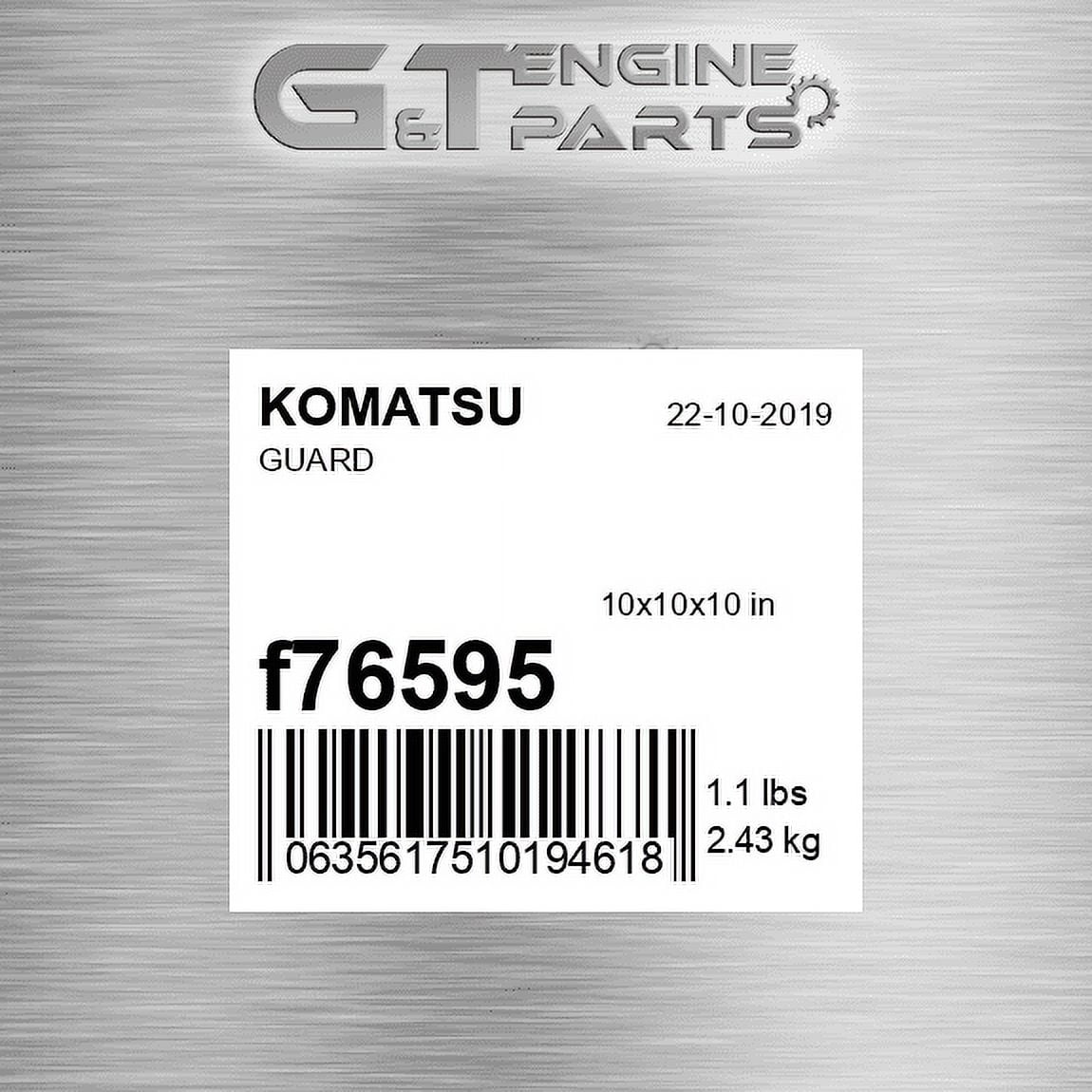 F76595 GUARD fits KOMATSU (New OEM) - Walmart.com