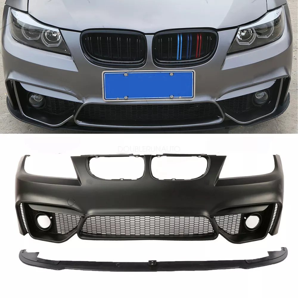 F80 M4 Style Look Front Bumper For BMW 3 Series E90 4DR 2008-2011 ...