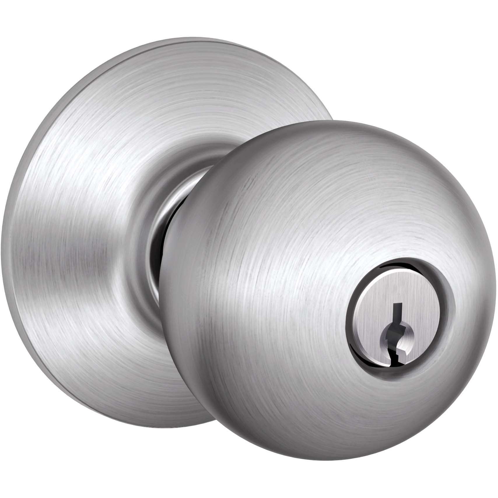 F80CSVORB626 Satin Chrome Orbit Storeroom Autolock Knob - Walmart.com