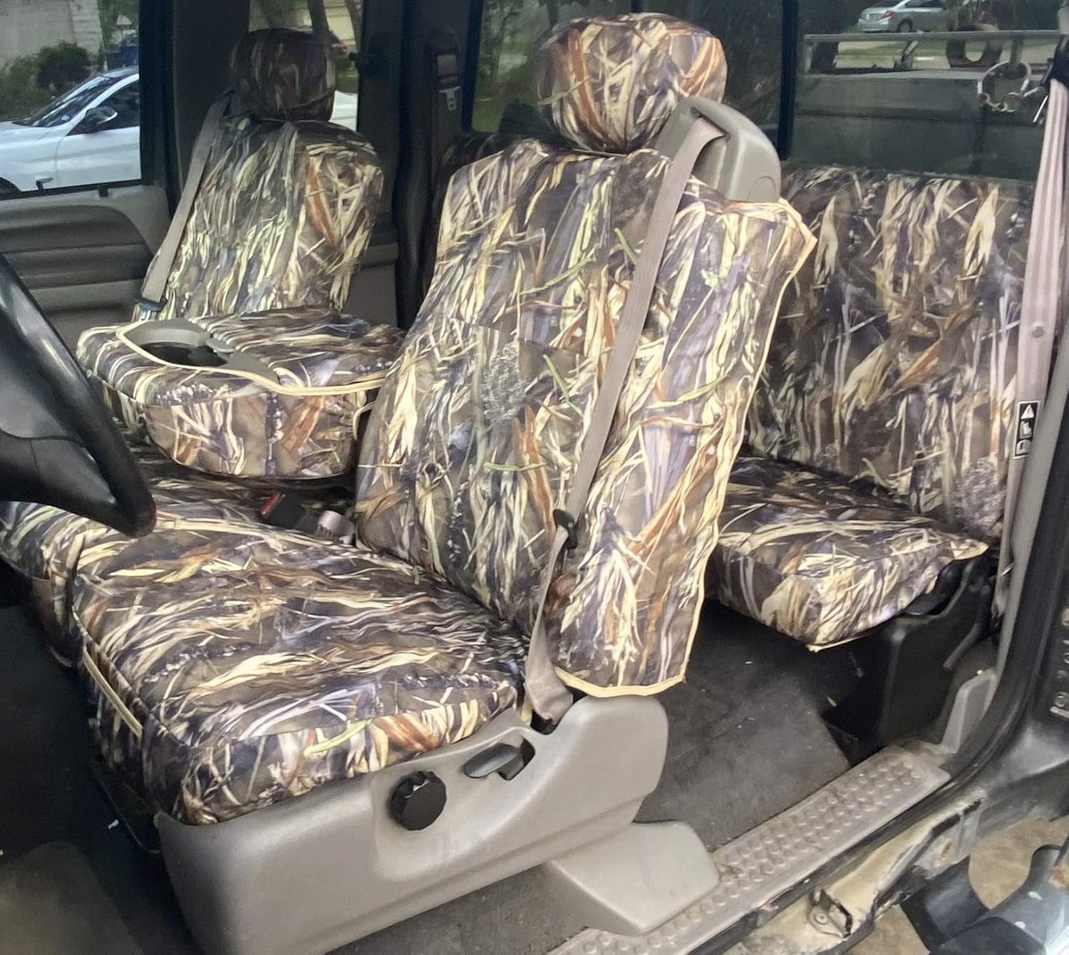Durafit Covers F83 Ford F250-F550 Front 40/20/40 Split Seat Camouflage ...