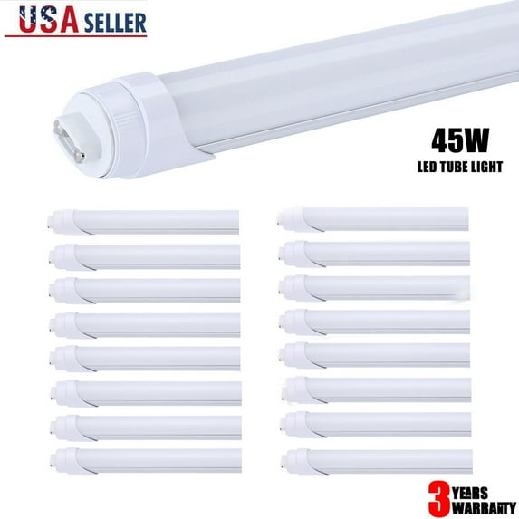 F96T12 HO Bulb R17D 2 Pins LED Tube Light T8 Rotatable 8FT LED Shop ...