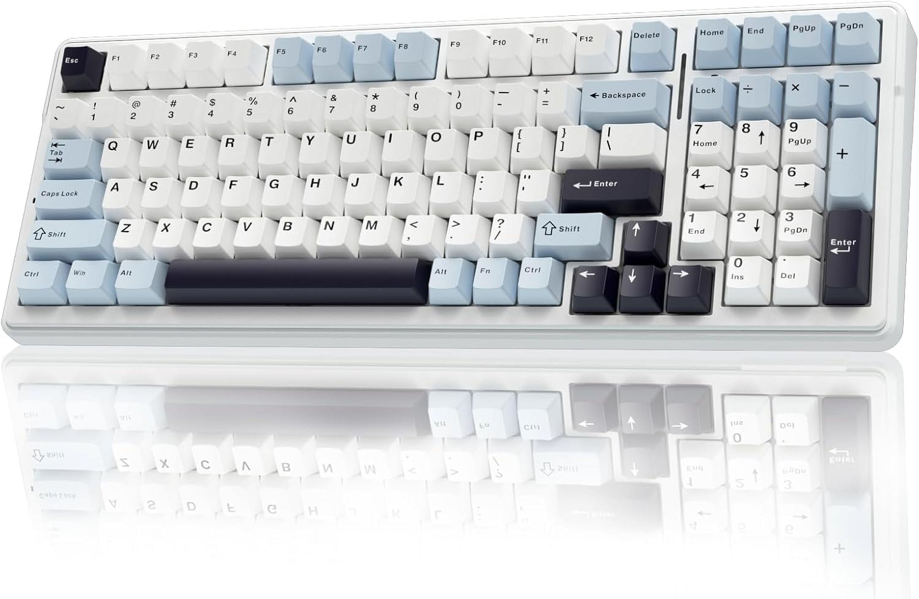 F99 Mechanical Keyboard, Hot Swappable Custom Keyboard,Pre-lubed Linear ...