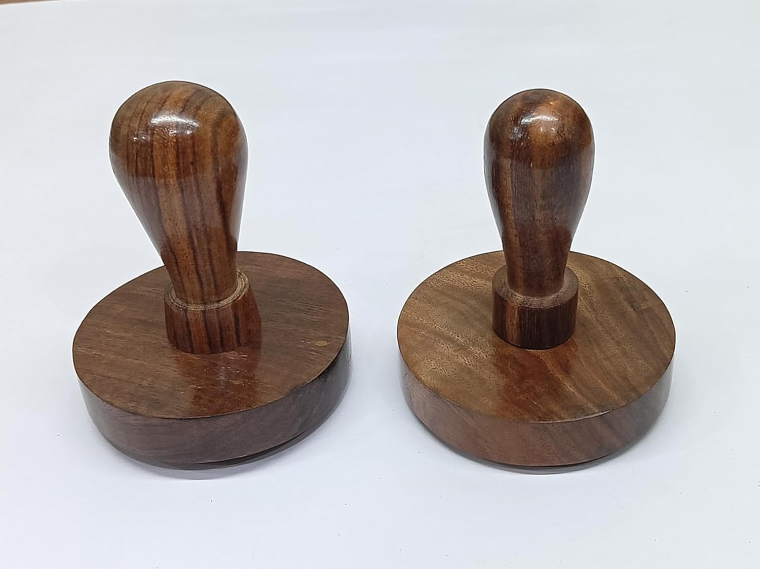 FA INDUSTRIES Handicraft Wooden Hand Masher Paratha Seakni Roti Presser ...