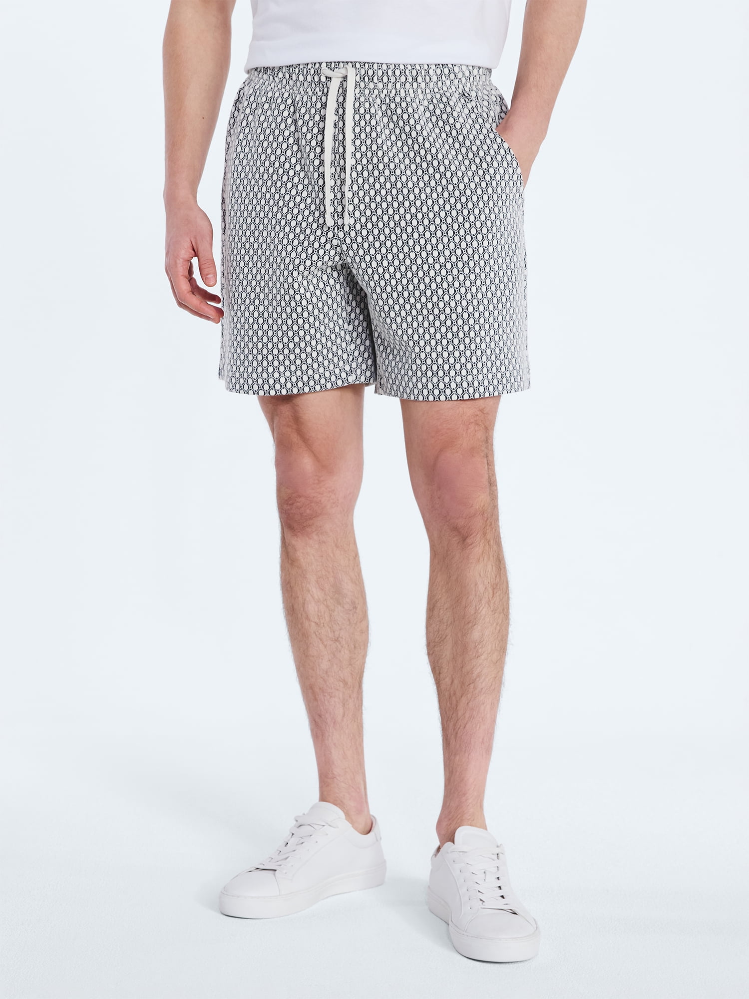 Free Assembly Men's Jacquard Shorts, 7" Inseam, Sizes S-3XL - Walmart.com