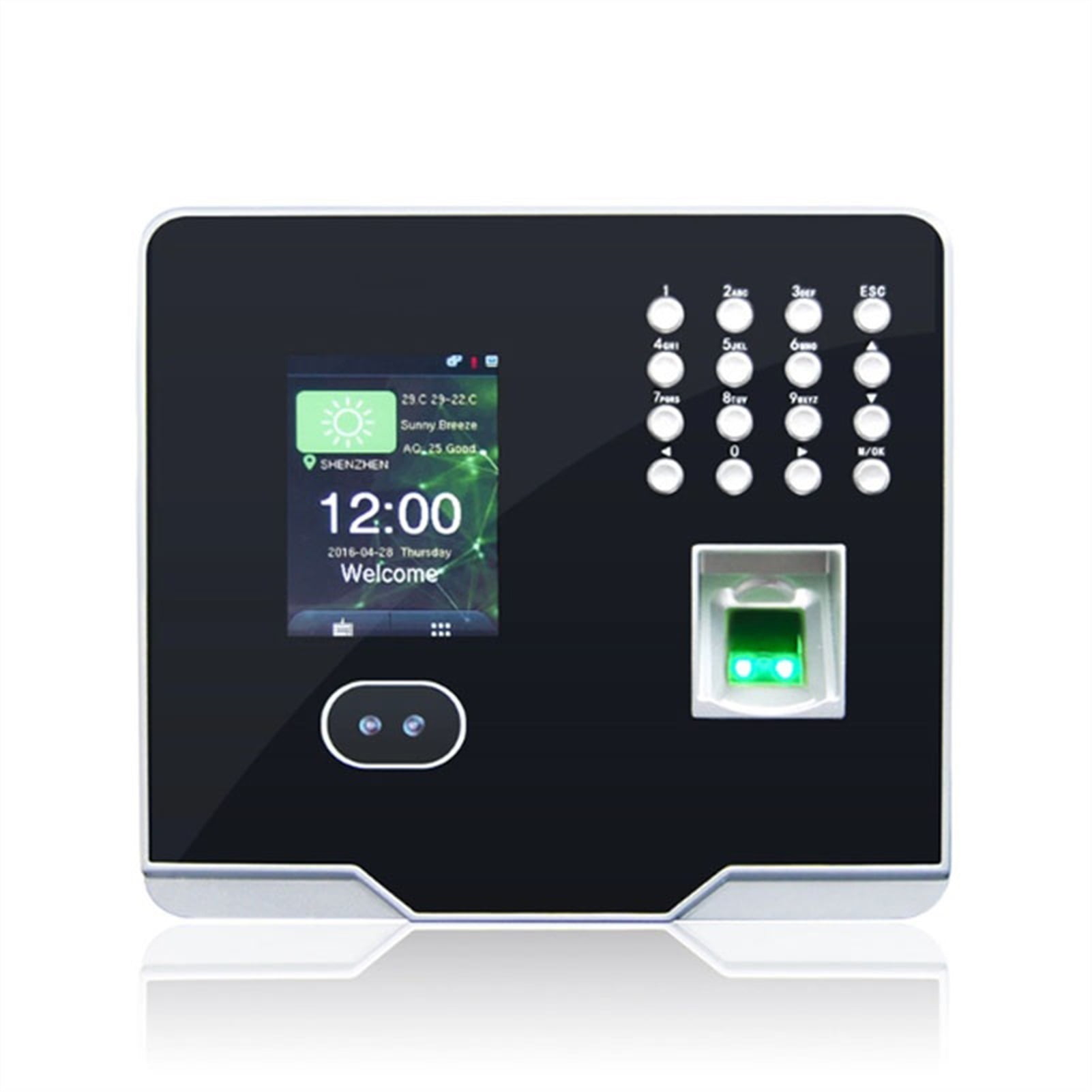 FA210 Biometric Mask Face Facial Fingerprint Recognition Door Access Control System Time ...