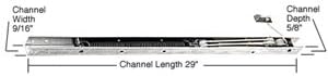 FA2850 29" Window Channel Balance; 2850 or 28E - Walmart.com