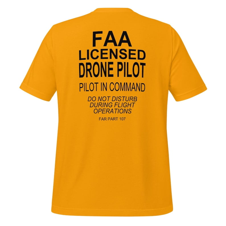 FAA Licensed Drone Pilot T-Shirt | sUAS Do Not Disturb Tee | FAR Part ...