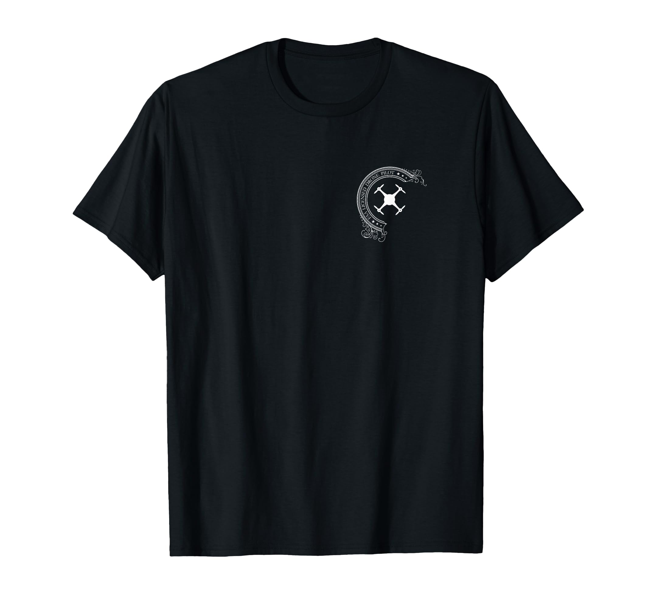 FAA Licensed Part 107 UAV Quadcopter Drone Pilot TShirt - Walmart.com