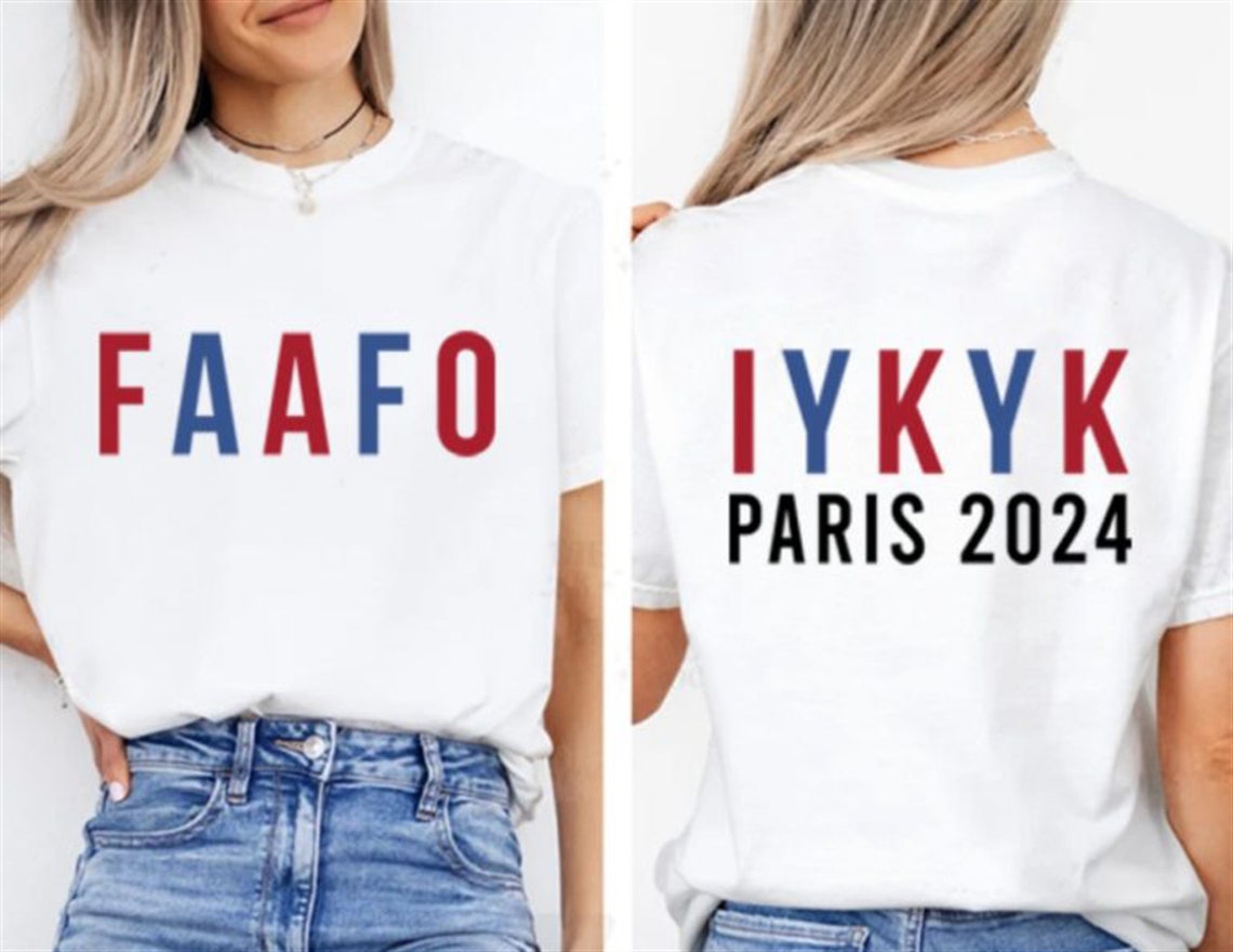 FAAFO IYKYK Paris 2024 Shirt, Faafo Gymnastics Shirt, Faafo Shirt ...