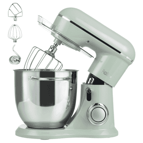 Farberware Professional Stand Mixer, 4.7 Quart, 6 Speed, Gun Metal with ...