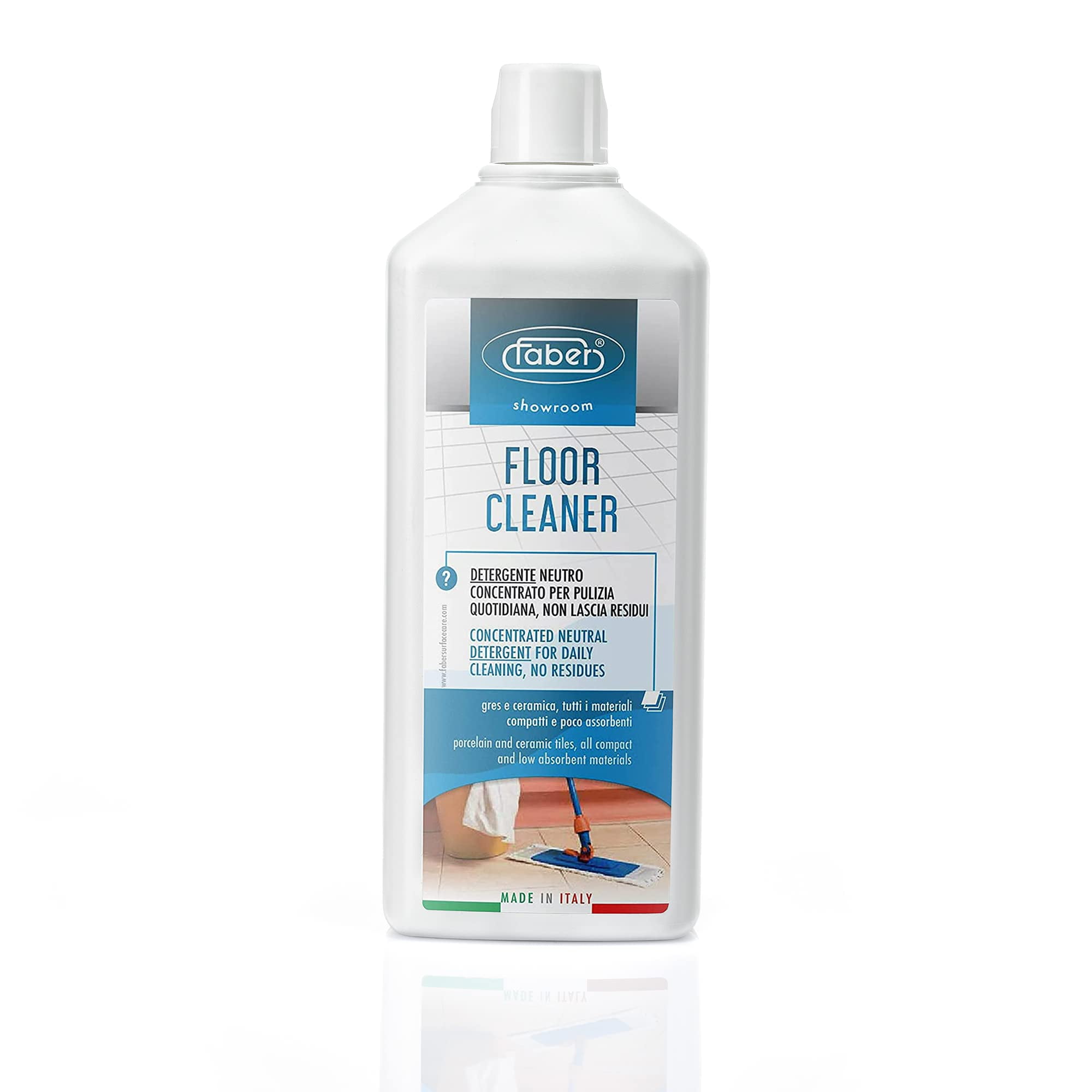 FABER Tile Floor Cleaner - Mop Cleaning Solution - 1L Neutral Detergent ...