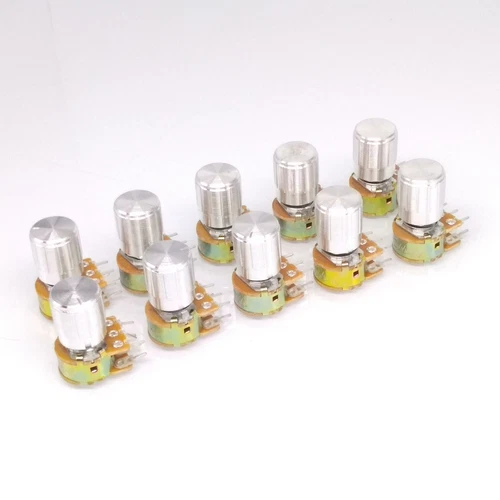 FABLE- 10 Units 100K B100K Ohm Linear Taper Rotary Dual Potentiometer ...