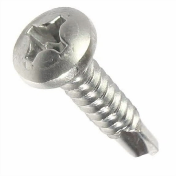FABLE- #10 X 3/4" Phillips Pan Head Self Drilling Metal Tek Screws ...