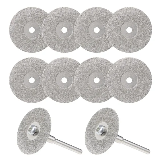 FABLE- 10Pcs 25Mm Diamond Cutting Wheels Cut Off Wheel With 2Pcs ...