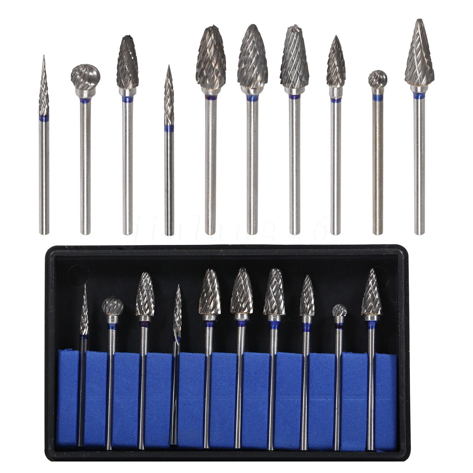 FABLE- 10X Denta Ltungsten Carbide Dental Acrylic Bur Drill 2.35Mm Fit ...