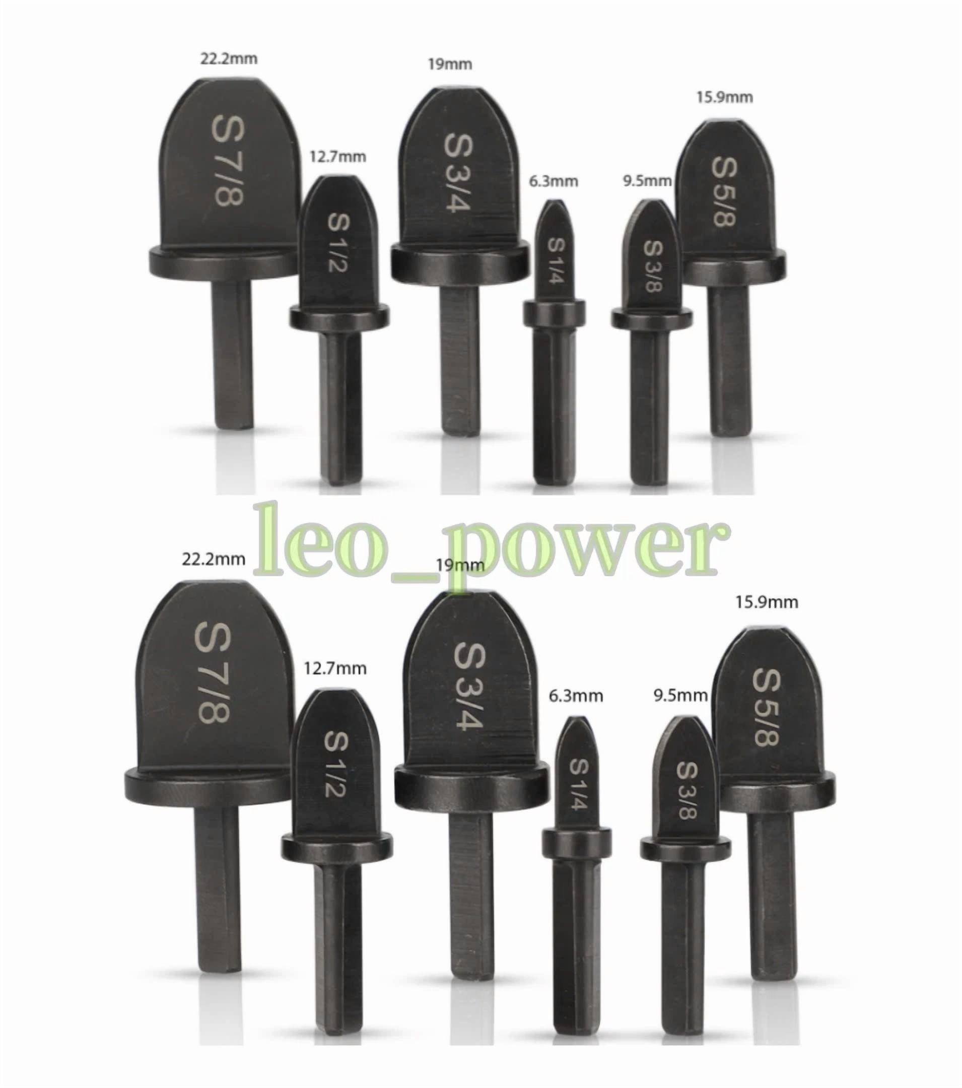 FABLE- 12X Swaging Tool Drill Bit Set Air Conditioner Copper Pipe ...