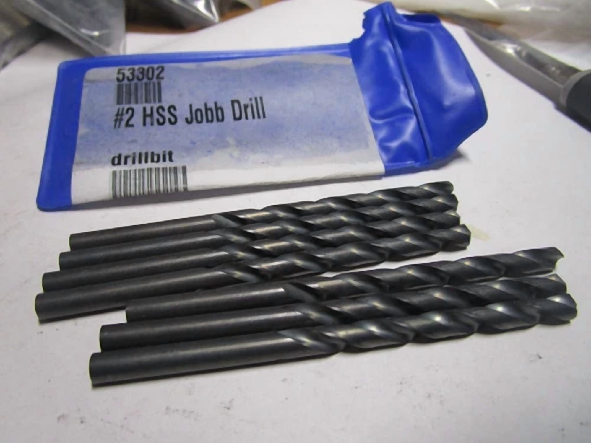 FABLE- #2 Hss 118Â° Black Oxide Finish FmtÂ® Jobber Drill Qty 7 ...