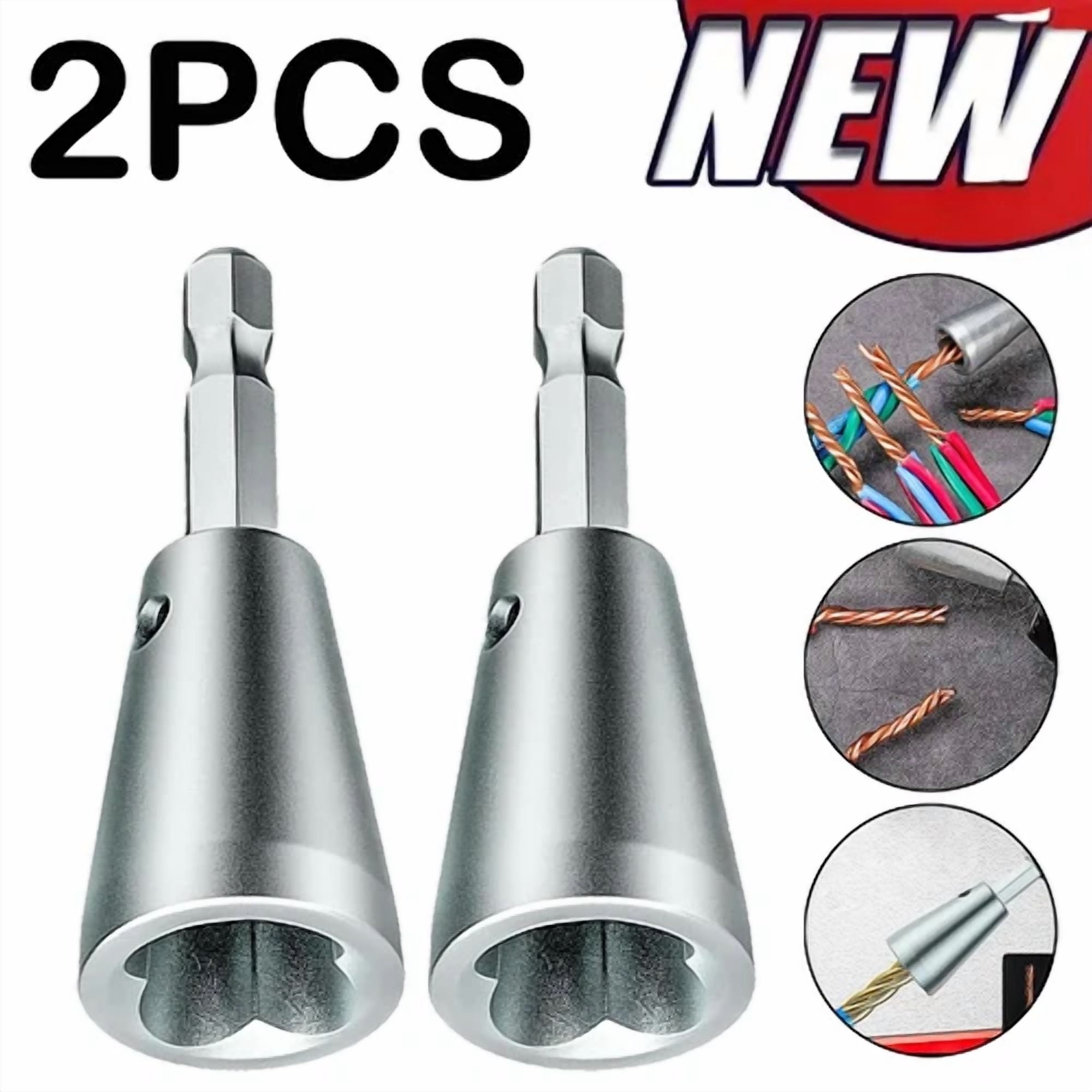 FABLE- 2Pcs Wire Nut Twisting Tool Wire Cable Twister For Electrical ...