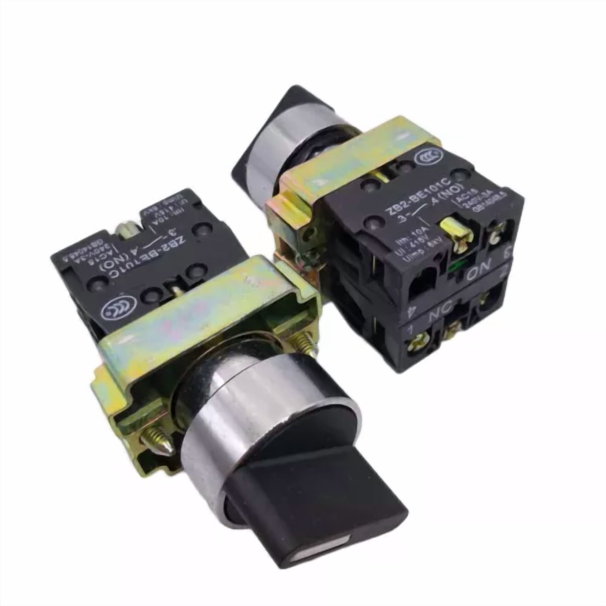 FABLE- 2X Xb2-Bd25C On-Off 2-Position 1No+1Nc Latching Rotary Selector ...
