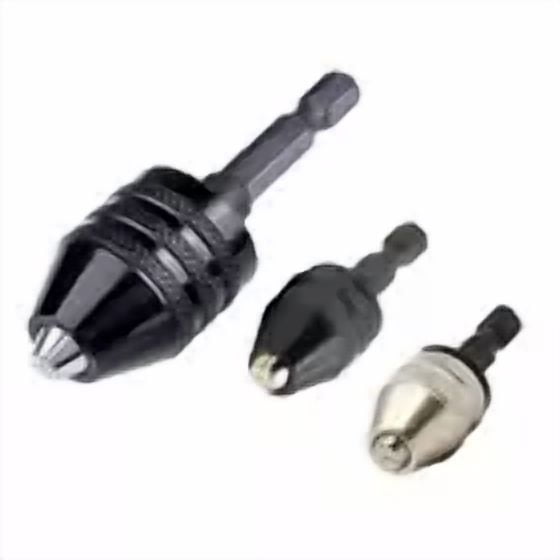 FABLE- 3Pcs Drill Bit Adapter W/ 1/4 Hex Shank- Drill Chuck Extension ...