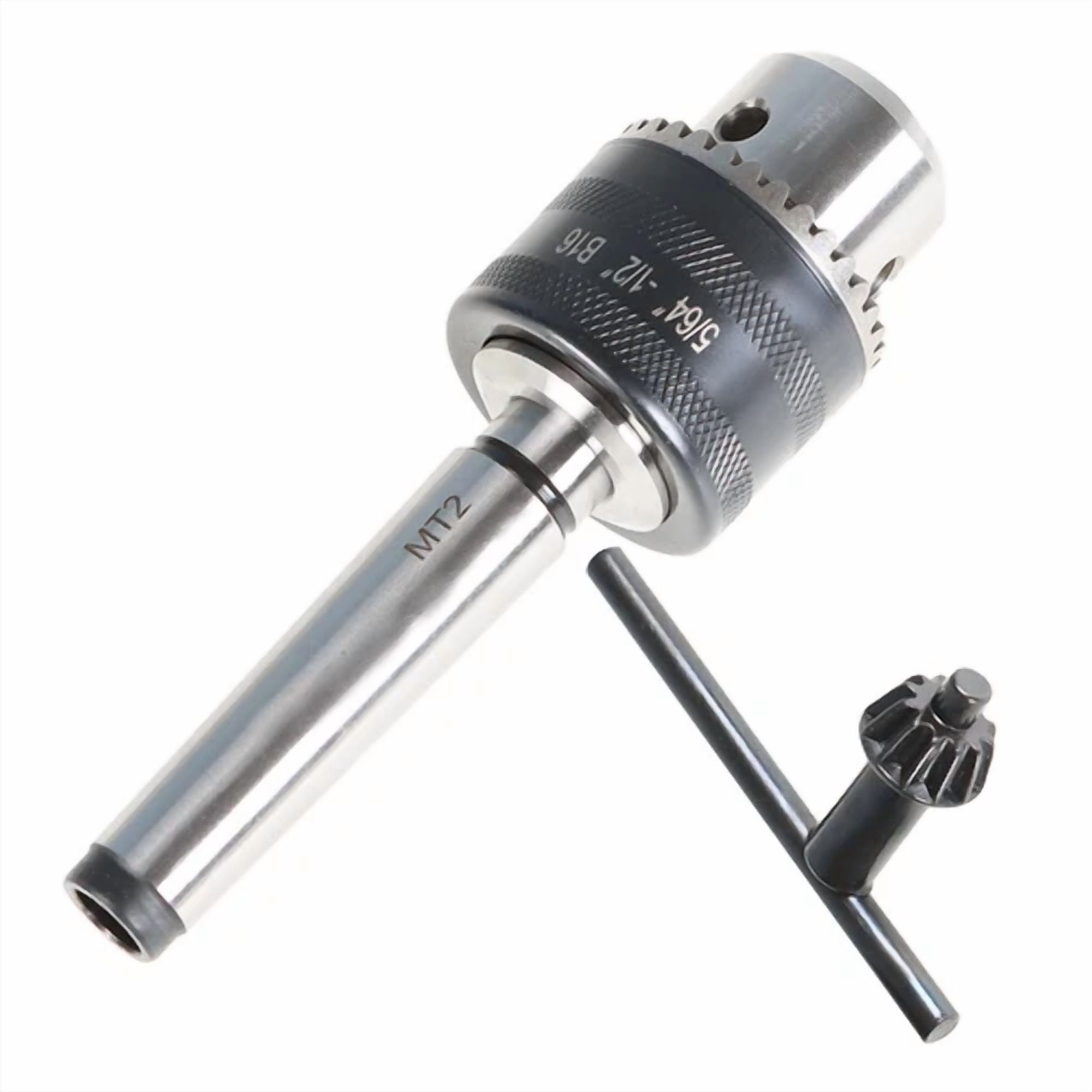 FABLE- 5/64'' To 1/2'' Drill Chuck With Mt2 Arbor And Key For Mini ...