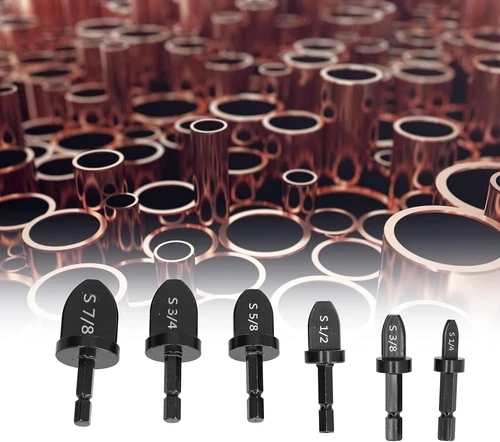 FABLE- 6X Swaging Tool Drill Bit Set Air Conditioner Copper Pipe ...