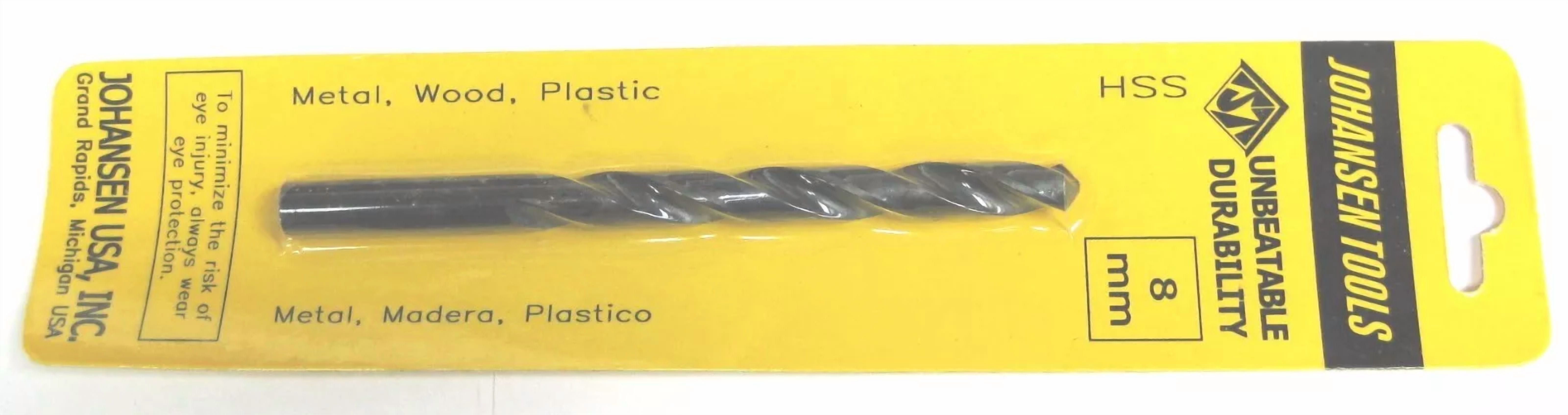 FABLE- 8Mm 2 Pc. Set Ships From Usa Fast Drill Bits High Speed Steel ...