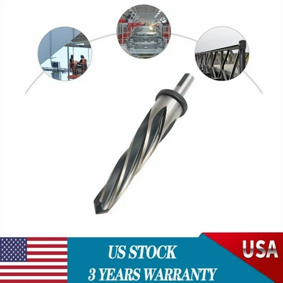 FABLE- 9/16" Bridge Reamer 1/2" Shank Hss Chuck Drill Bit 3-Flat Shank ...