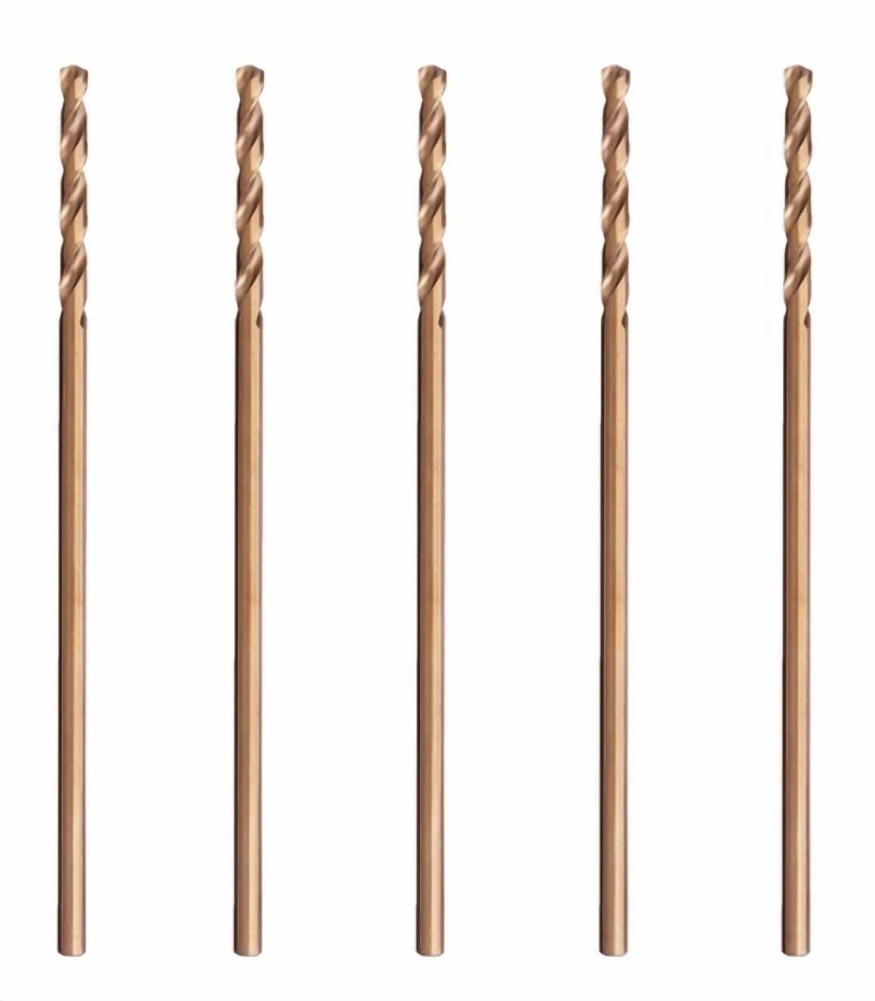 FABLE- 9/64"X6" Hss Cobalt Drill Bit Set Aircraft Extension Long Deep ...